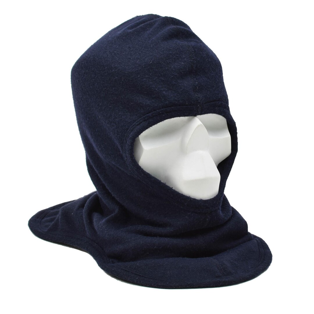Original German Military Balaclava Heat Protection Fire Resistant Navy ...