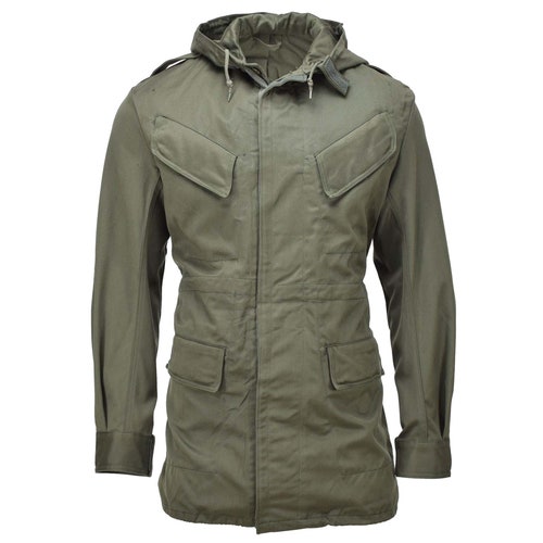 Genuine Belgium Military Jacket Olive Field Troops BDU Hooded - Etsy