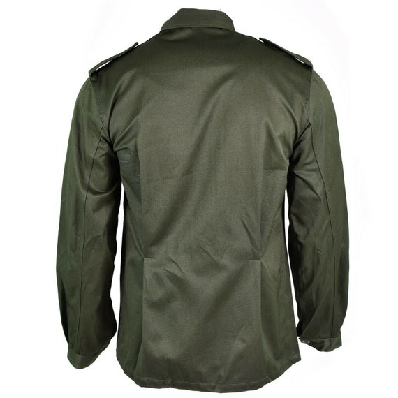 Genuine Belgian army field jacket military BDU olive … - Gem