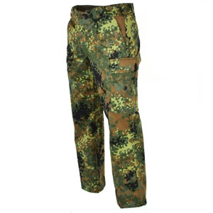 Genuine German Army Issue Flecktarn Pants Field Combat Camo BW Trousers ...