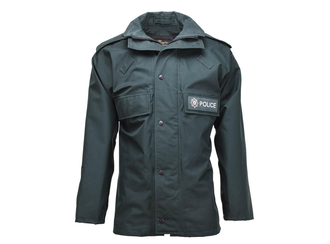 Original British Police Uniform Anorak Waterproof Parka Raincoat ...
