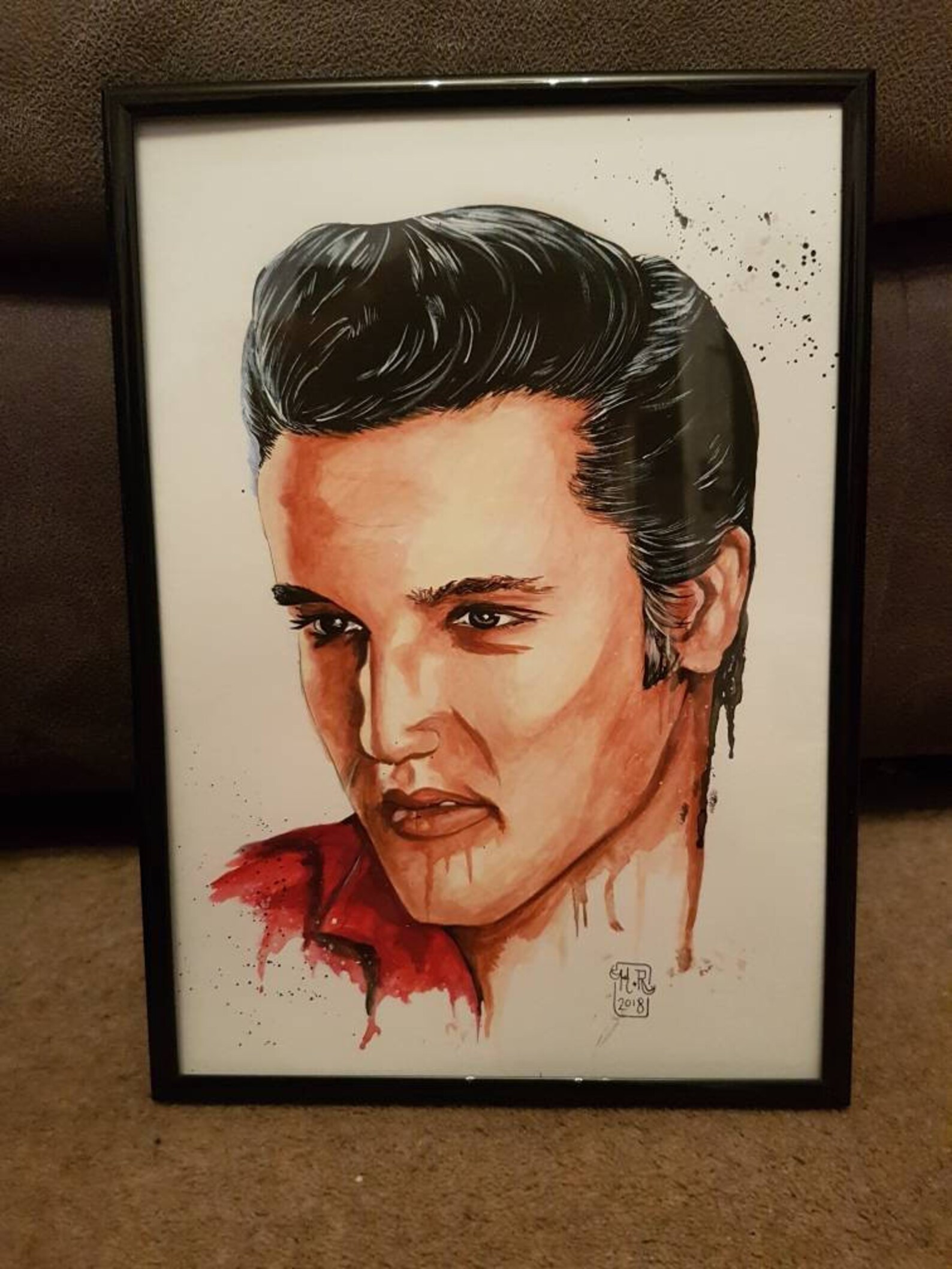 Origunal Elvis Presley Painting - Etsy