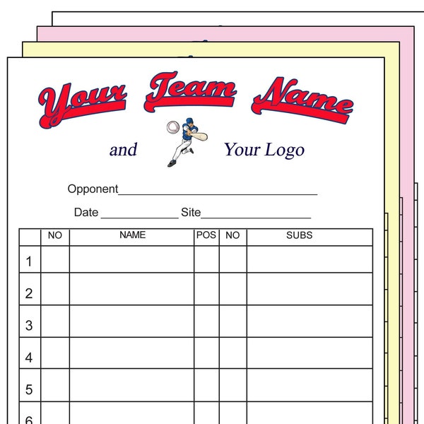 Team Roster Stickers - Etsy