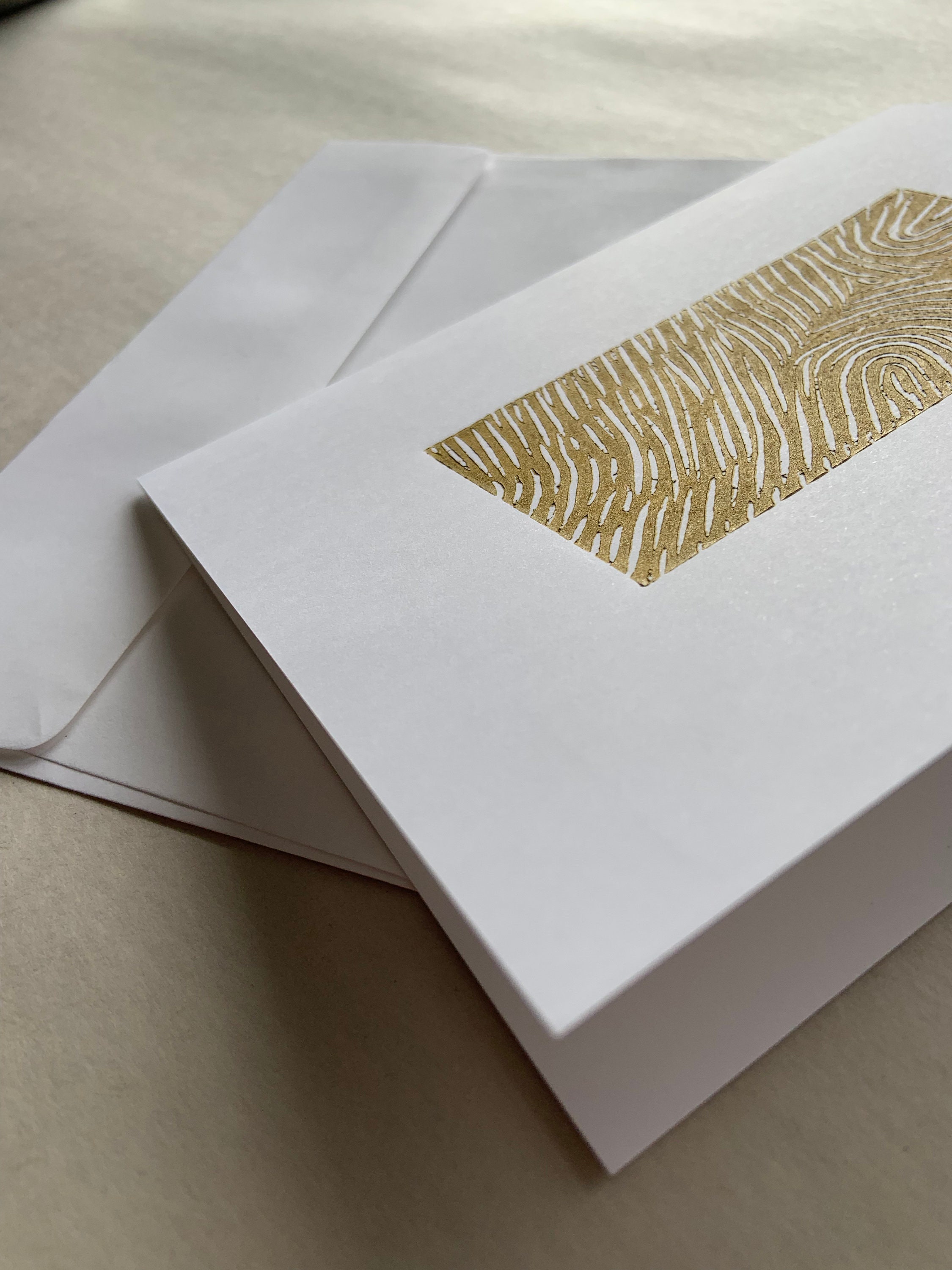 Friction Ridges Rectangle Block Print / Unique Art / Abstract - Etsy