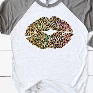 Colorful Leopard Lips PNG, Leopard Print, Animal Print, Kiss Lips ...