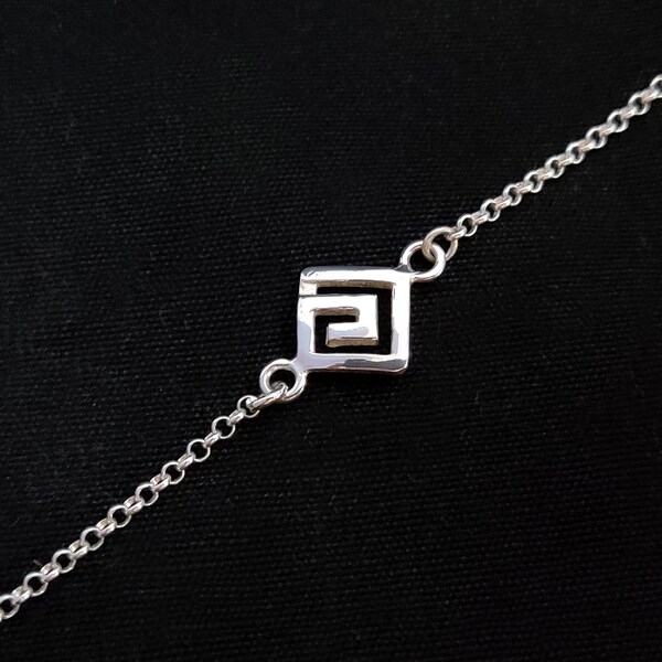 Greek Key Bracelet - Etsy