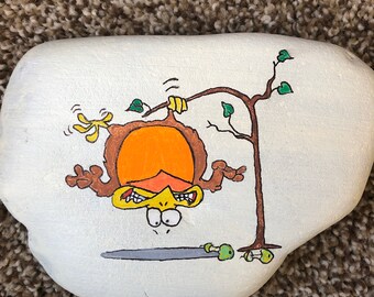 Funny painted rocks | Etsy
