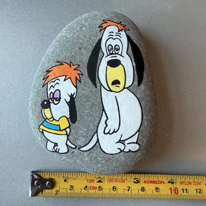 Droopy and Dribble Dogs Painted Rock SEALED - Etsy