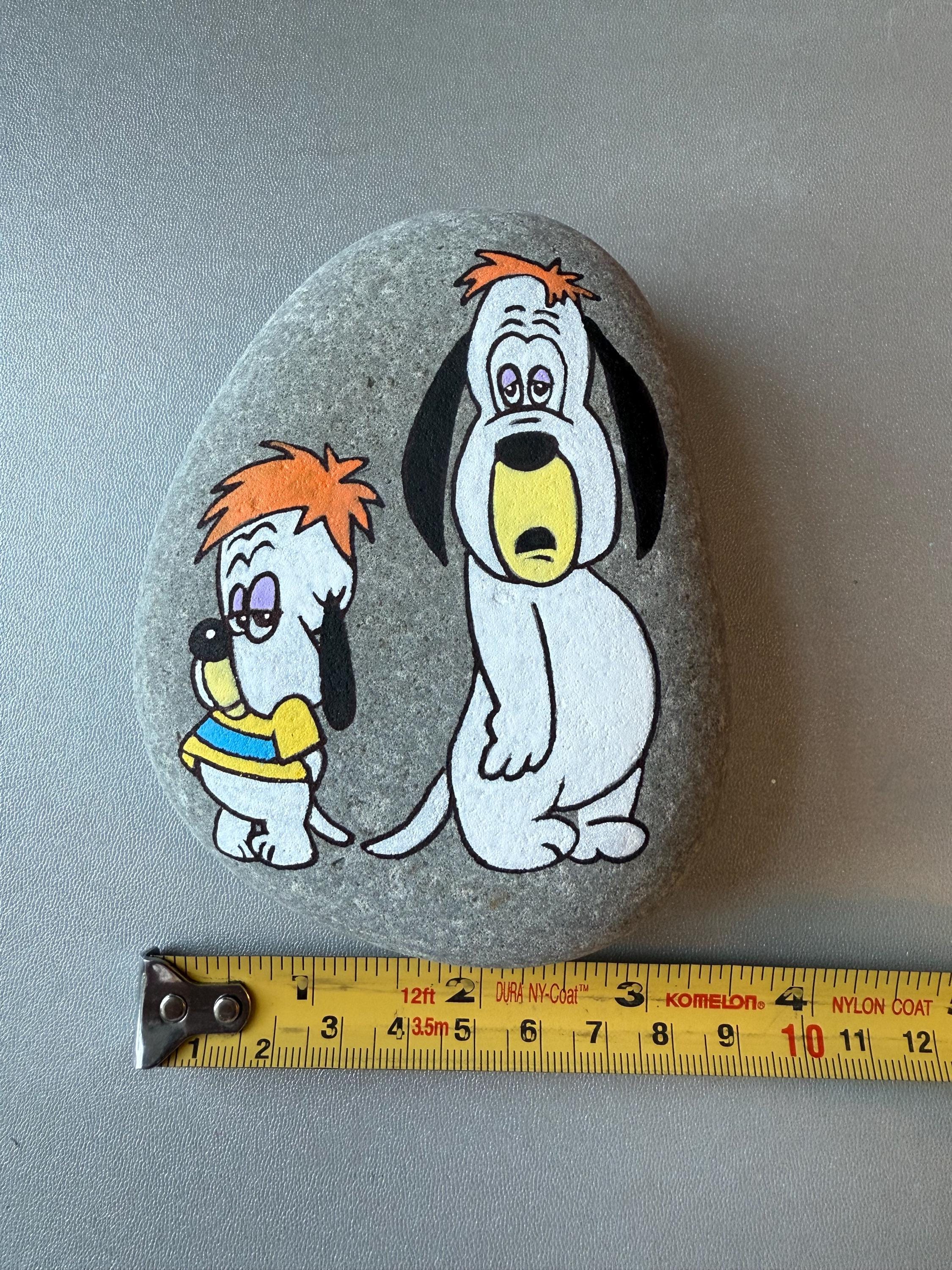 Droopy and Dribble Dogs Painted Rock SEALED - Etsy