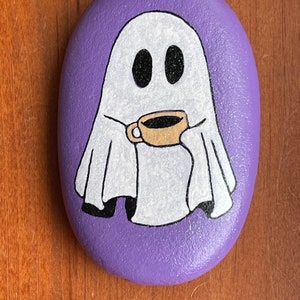 Fun Halloween Ghosts Painted Rocks - SEALED Only 8 Dollars Each! - Etsy