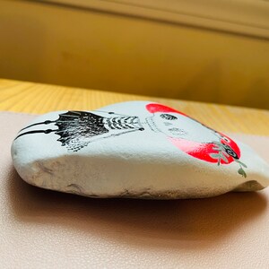 Skeleton Girl Painted Rock Bright and Spooky! SEALED Halloween Painted ...