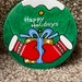 Elf Painted Rock - Happy Holidays SEALED Santorini Round Rock - Etsy