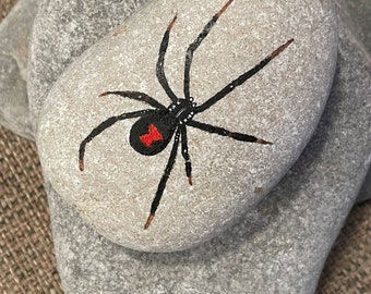 Painted Rock Spider - Etsy