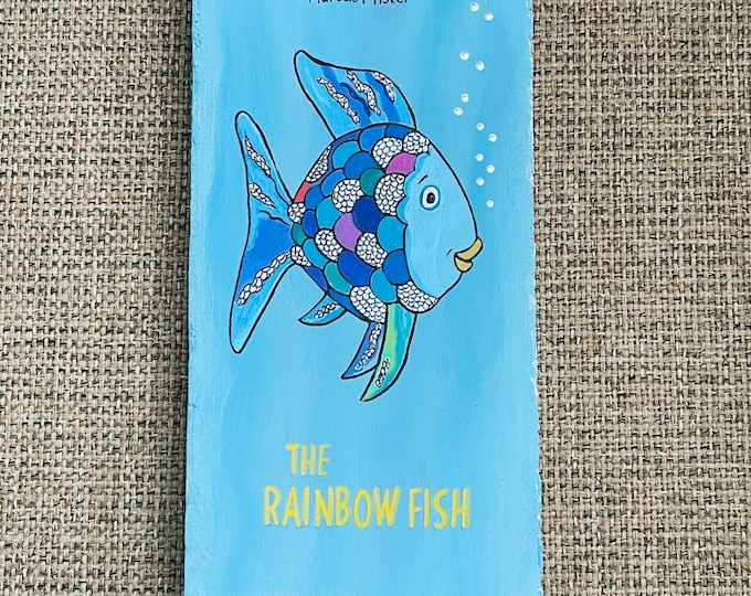 The Rainbow Fish Hand Painted Brick Book SEALED - Etsy