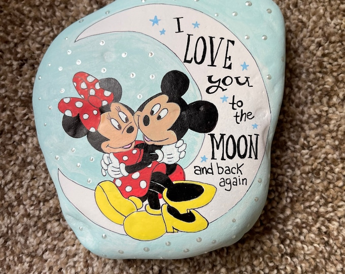 Disney Painted Rocks - Etsy