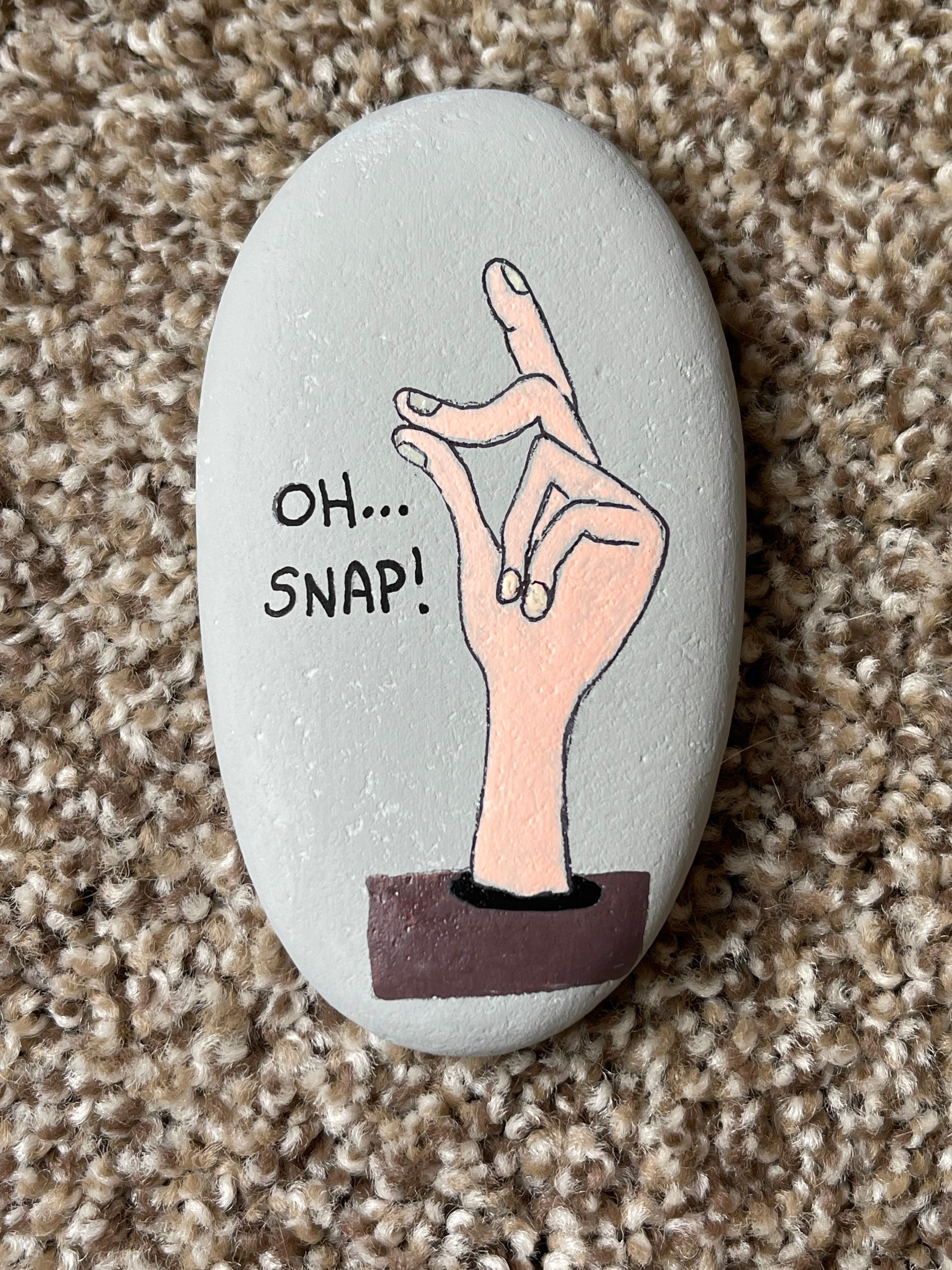 Addams Family Trio Painted Rocks Set of 3 SEALED - Etsy