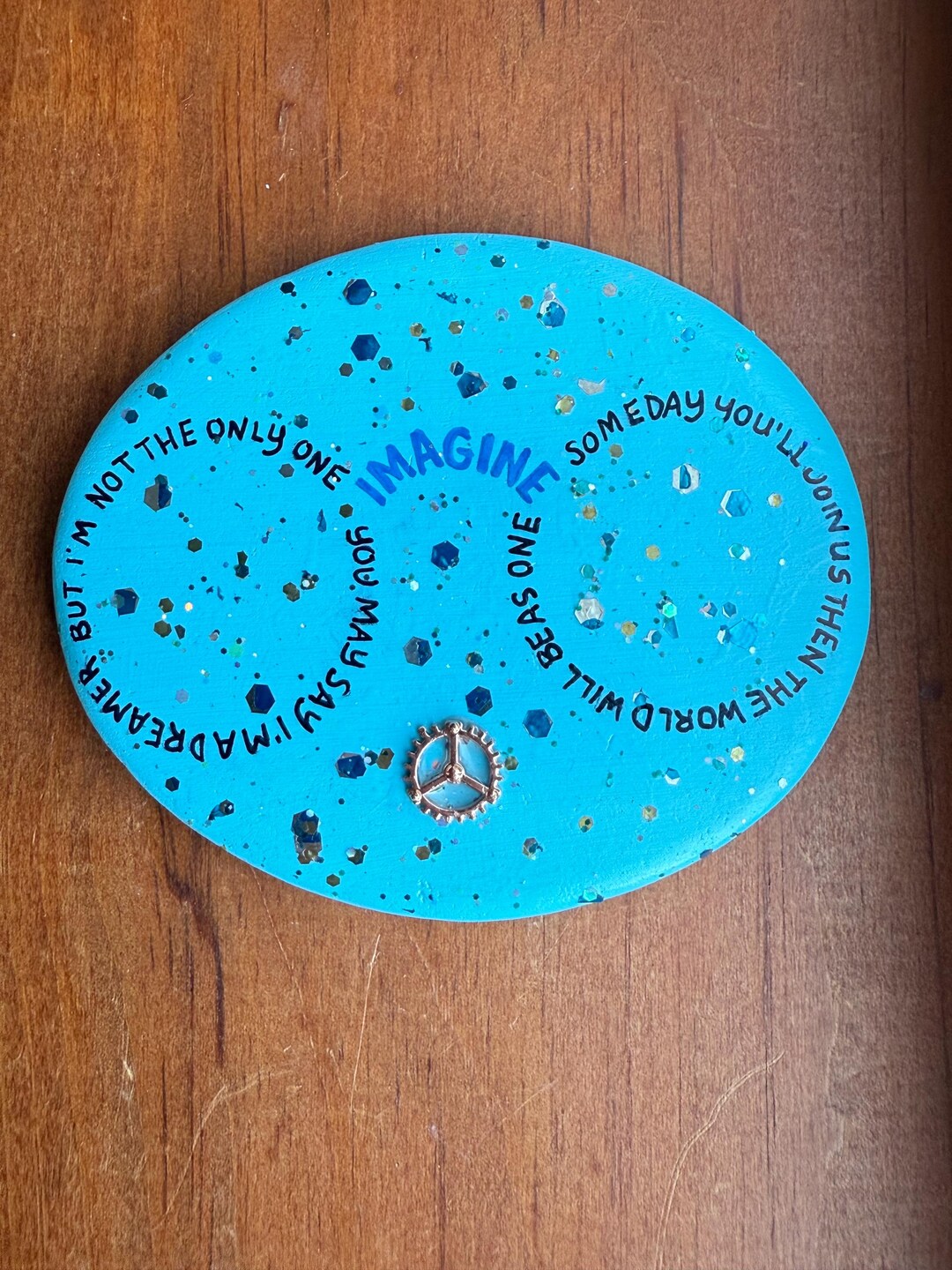 Imagine Painted Rock SEALED 3D Element - Etsy
