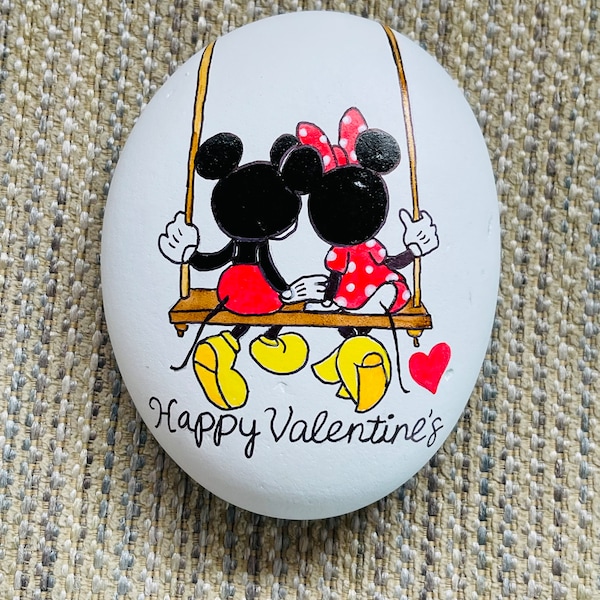 Mouse Rock Painted - Etsy