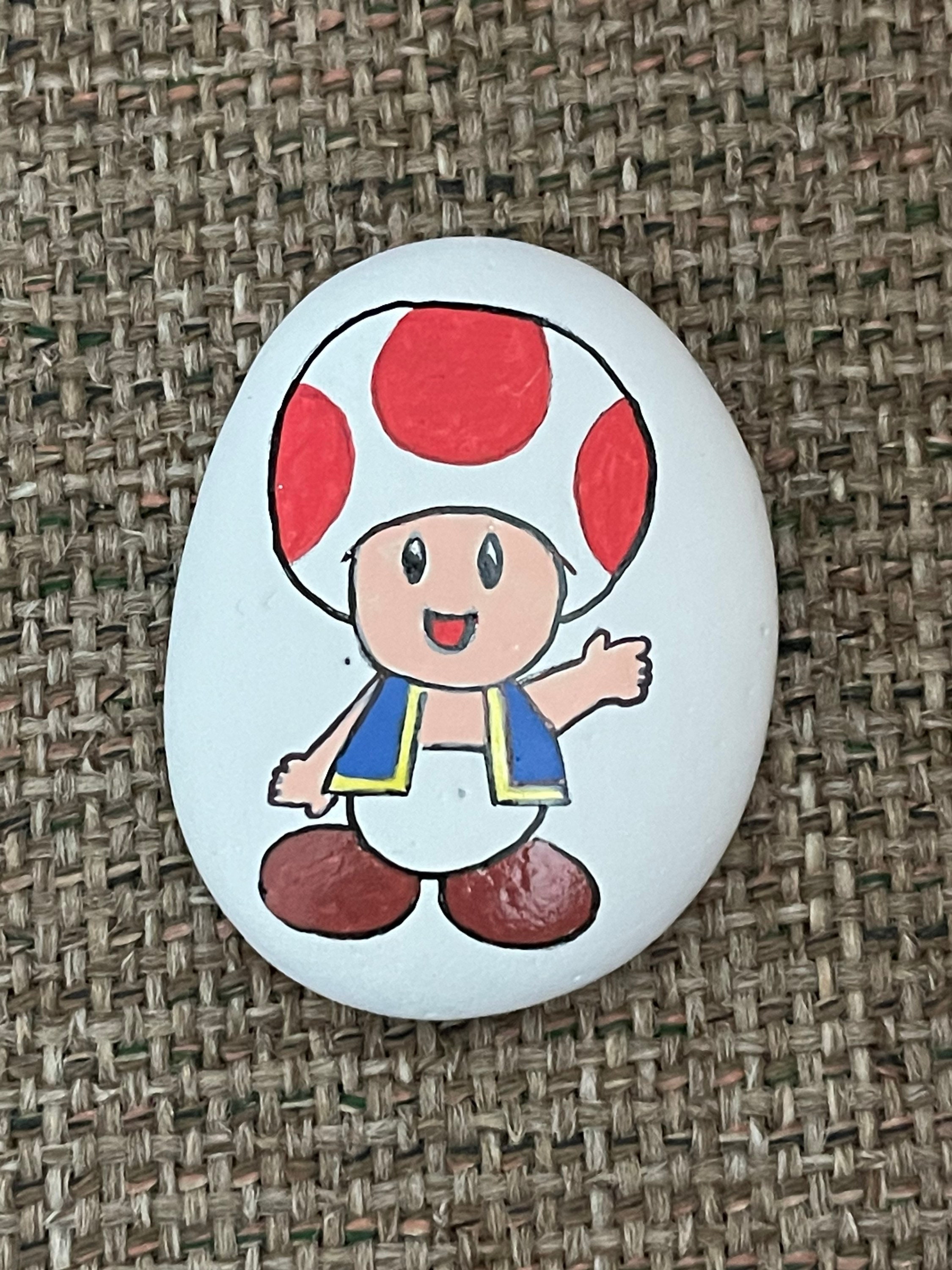 Toad Painting From Mario