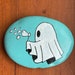 Fun Halloween Ghosts Painted Rocks SEALED Only 8 Dollars - Etsy