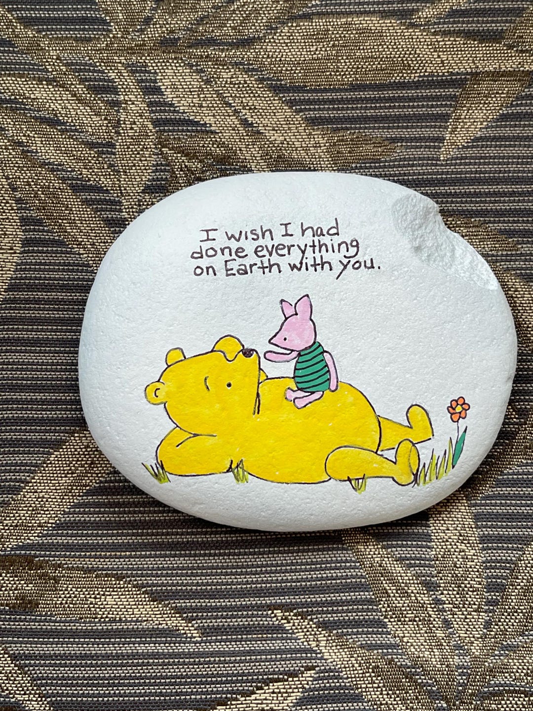 Pooh and Piglet Painted Rock SEALED I Wish - Etsy