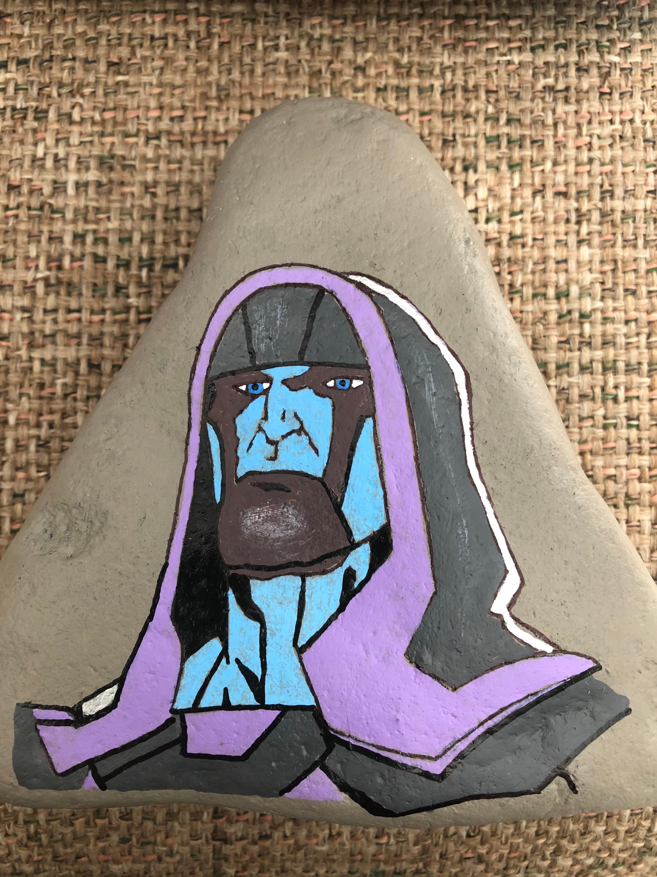 Guardians of the Galaxy Ronan Painted Rock Painted Rocks - Etsy