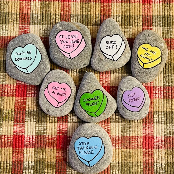 Funny Painted Rocks - Etsy