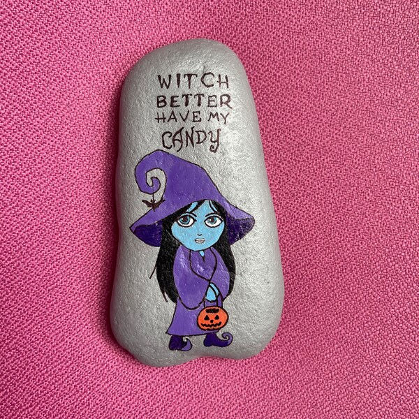 Painted Witch - Etsy