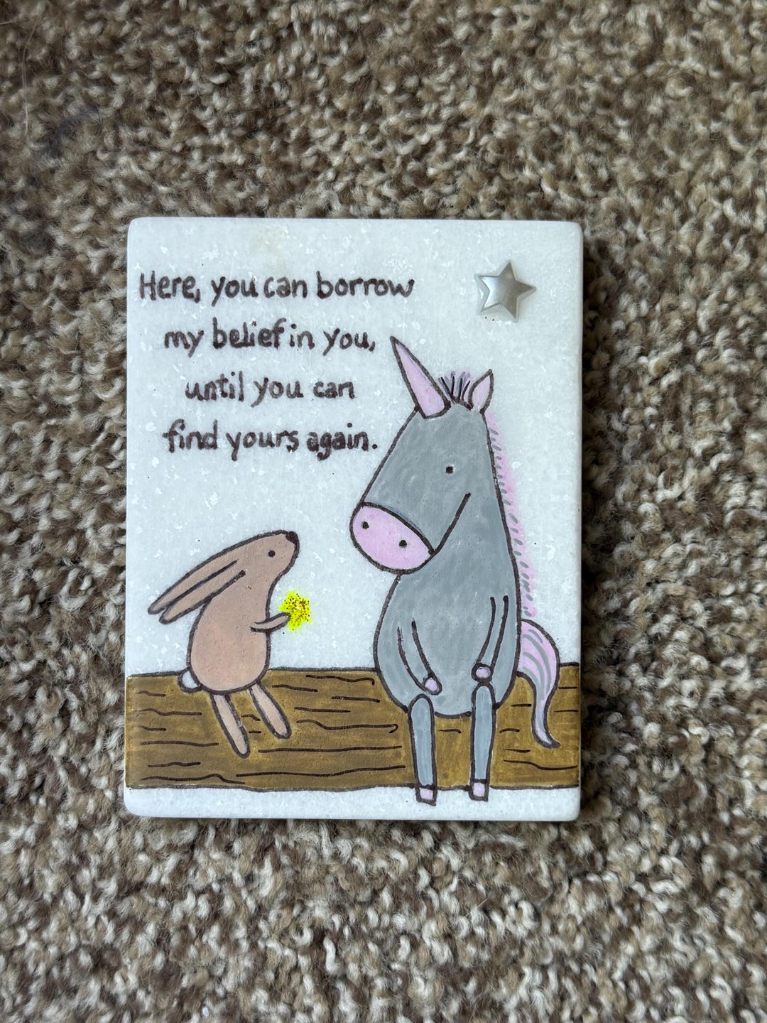 Believe in Yourself Painted Rock SEALED 3D Star and Magical Belief - Etsy