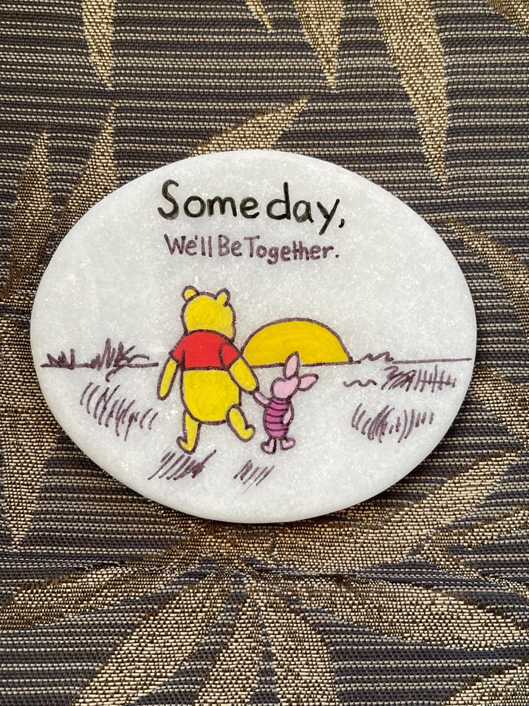 Pooh and Piglet Painted Rock SEALED Someday We’ll Be Together - Etsy