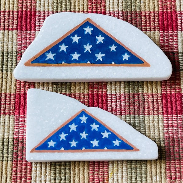 Veteran Painted Rock - Etsy