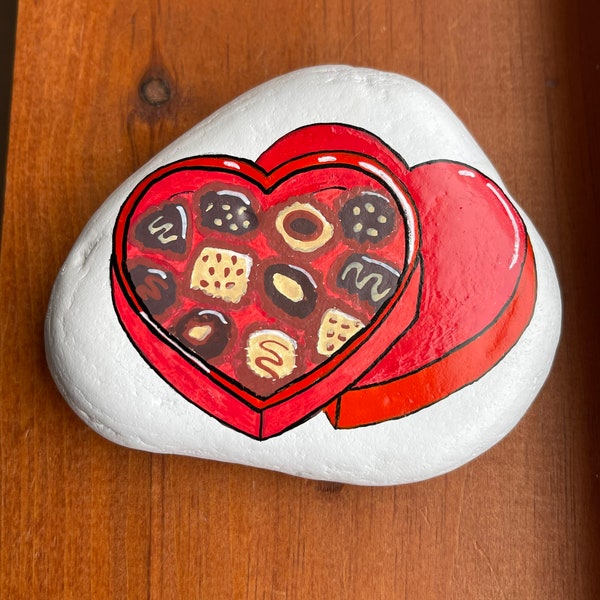 Valentine Painted Rocks - Etsy