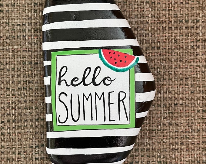 Sweet Summer Time Painted Rock SEALED Painted Rocks - Etsy