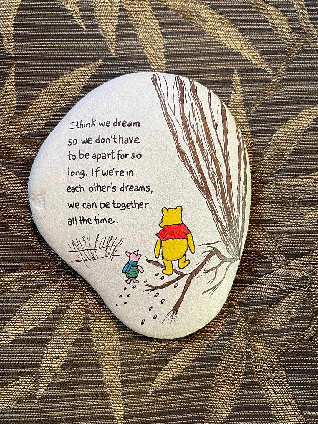 Pooh and Piglet Painted Rock - Together All the Time SEALED - Etsy