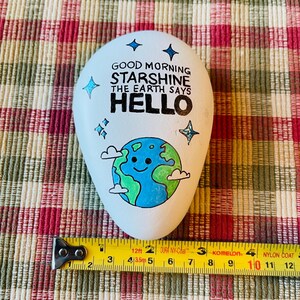 Good Morning Starshine Painted Rock SEALED - Etsy