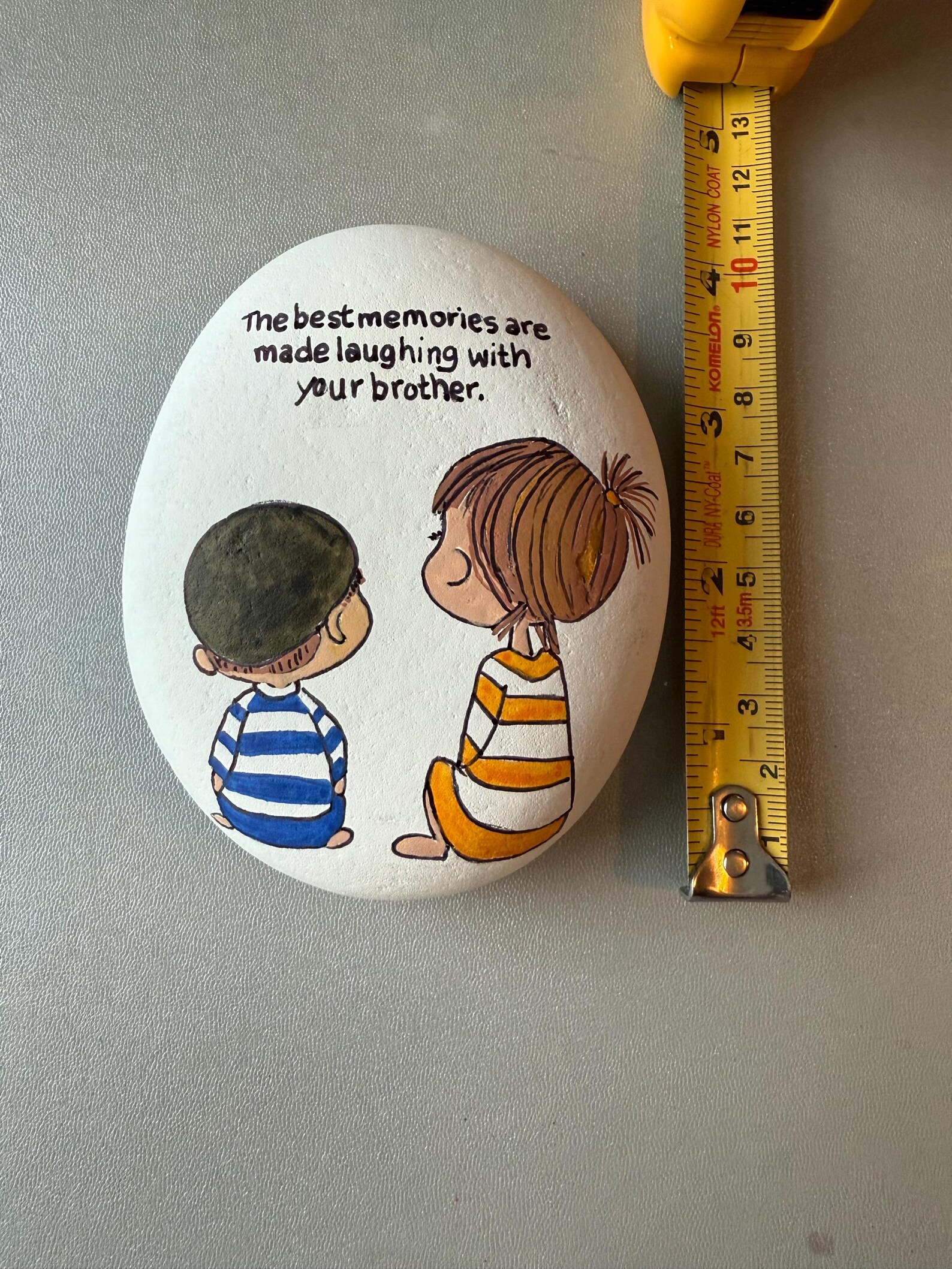 Brother Painted Rock SEALED Laughing - Etsy