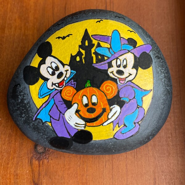 Mouse Rock Painted - Etsy