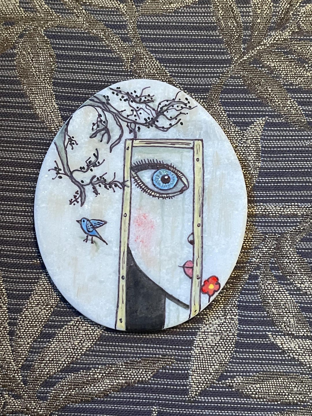 Keeping a Lookout Painted Rock SEALED - Etsy