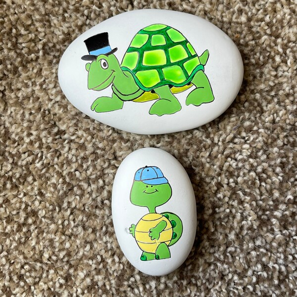 Painted Rocks Turtle - Etsy