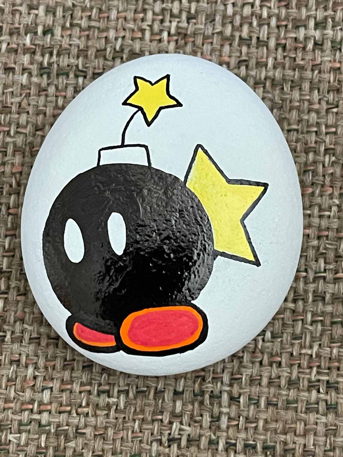 Super Mario Bros. Characters Painted Rocks Set of 3 SEALED - Etsy