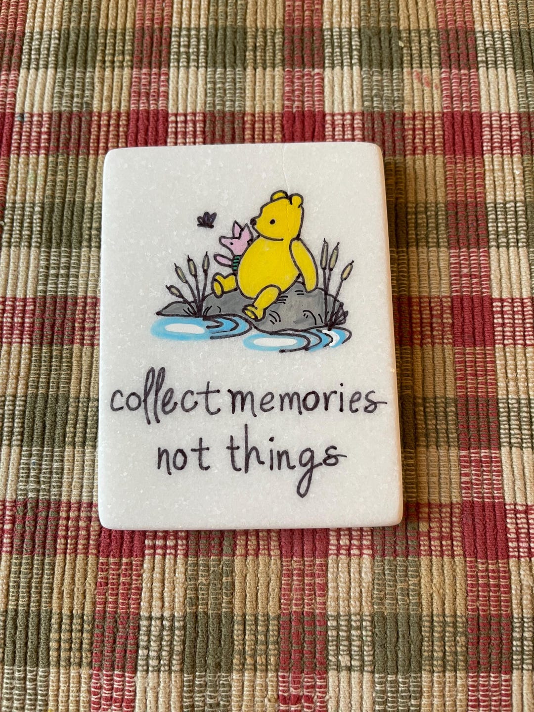 Pooh and Piglet Painted Rock- Collect Memories SEALED - Etsy