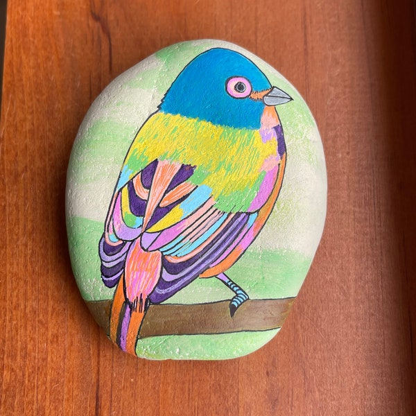 Painted Rocks Birds - Etsy