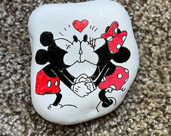 Mouse Rock Painted - Etsy