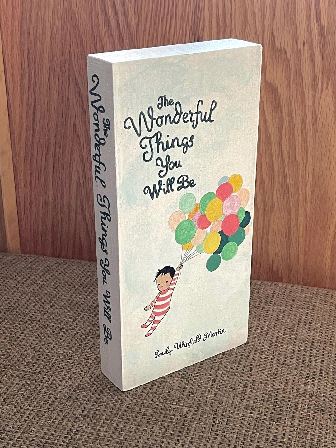 The Wonderful Things You Will Be Brick Book Hand Painted SEALED - Etsy
