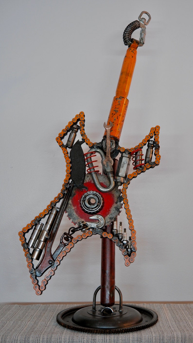 Metal Art Guitar Rocker Rebellion - Etsy