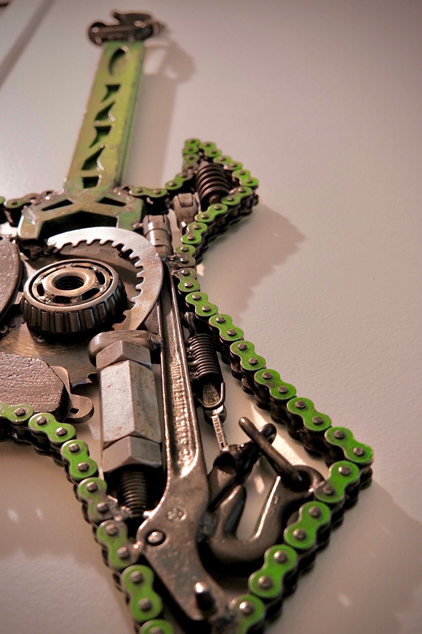 Metal Art Guitar Rocker Reborn - Etsy