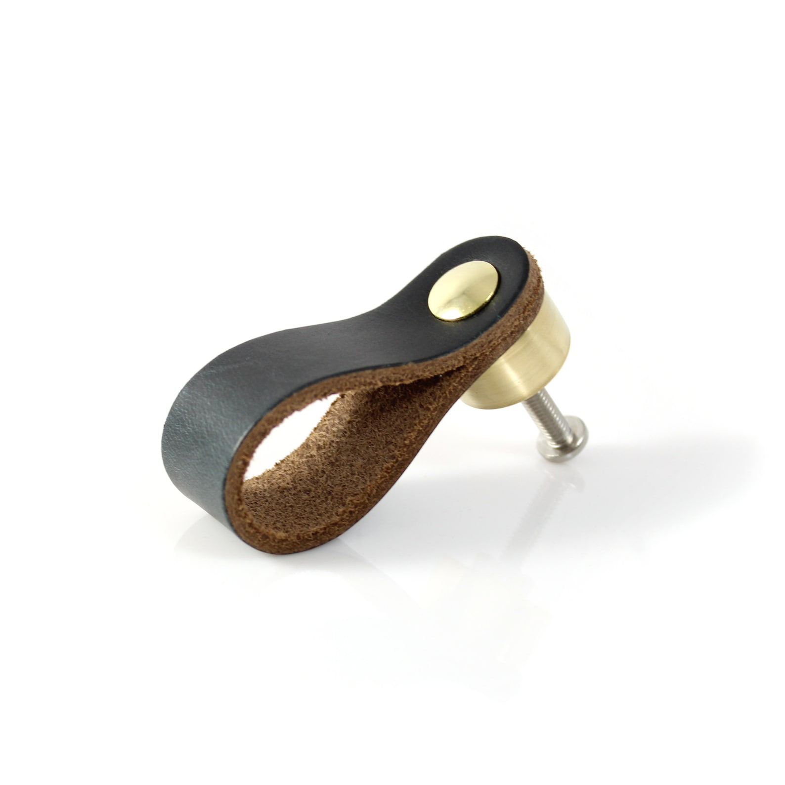 Leather Drawer Pull Leather Door Pull Leather Drawer Pulls - Etsy