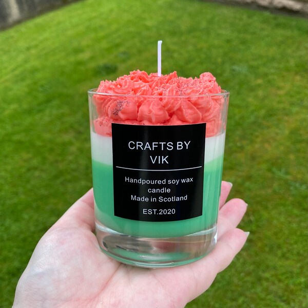 Watermelon Candle - Etsy