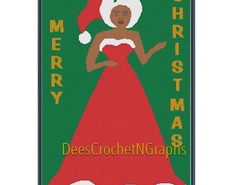 Crochet Pattern Santa Graph - Etsy