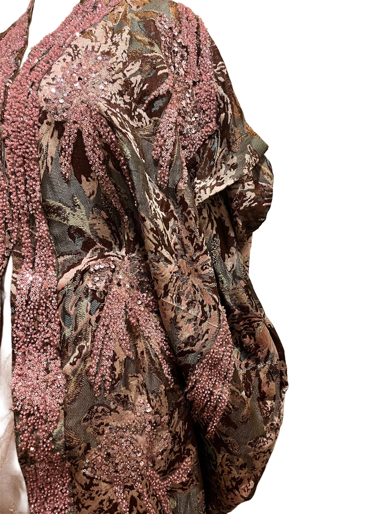 Appliqué Embellished African Damask Boubou Dress Set | Rich Aunty ...